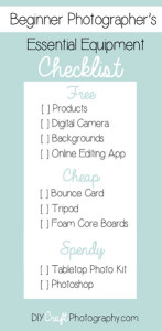 The DIYer’s Essential Photography Equipment Checklist