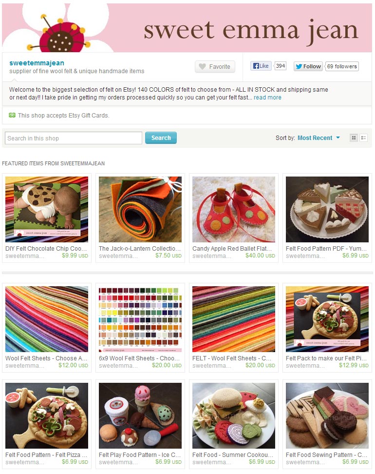 Free Inspiration: Etsy Shops with Great Photos #1